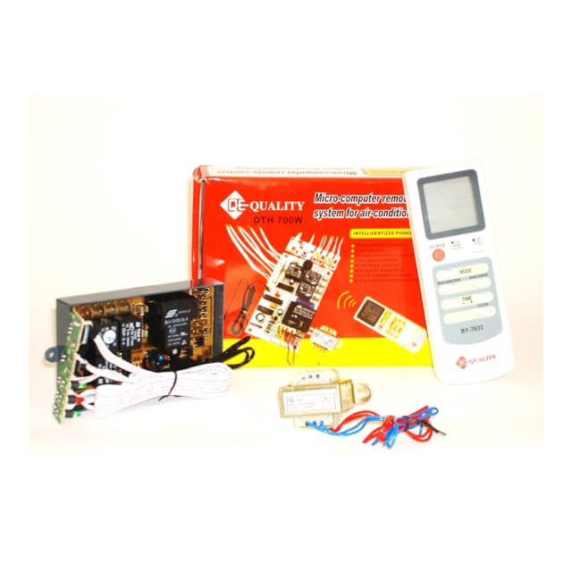 QE UNIVERSAL MINI SPLIT CONTROL 220-240 V BOARD W/ REMOTE, TRANSFORMER ...