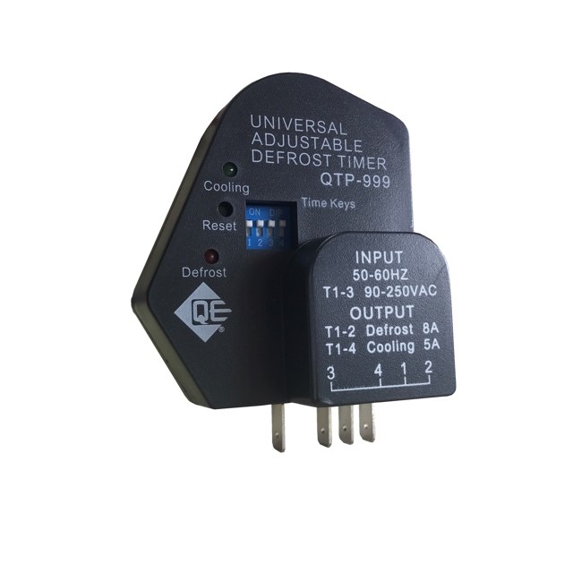 QE ADJUSTABLE UNIVERSAL DOMESTIC DEFROST TIMER 90-250 VAC 50/60 HZ (12 ...