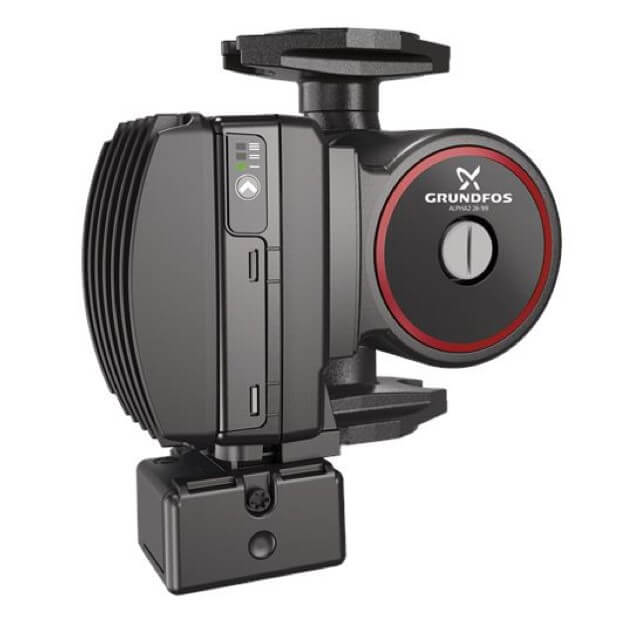 GRUNDFOS 99490916 ALPHA2 26-99 F CAST IRON CIRCULATOR PUMP W/ BUILT IN ...