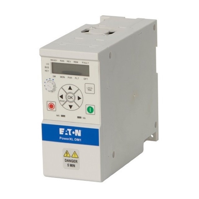 EATON 230 V 0.5 HP SINGLE PHASE INPUT POWER XL DM1 PRO VFD VARIABLE ...